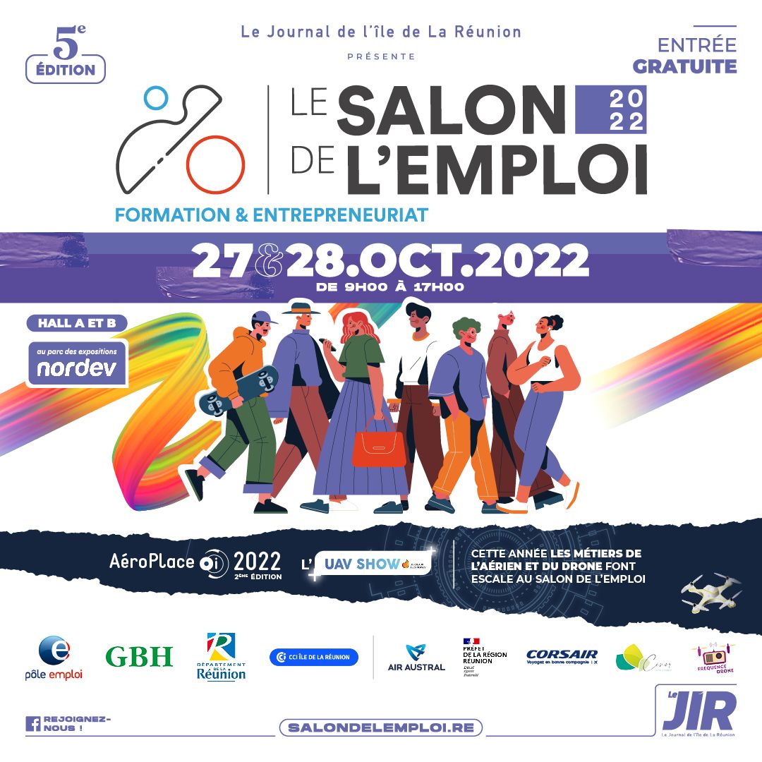 Plus d’informations sur le salon de l’emploi : www.salondelemploi.re